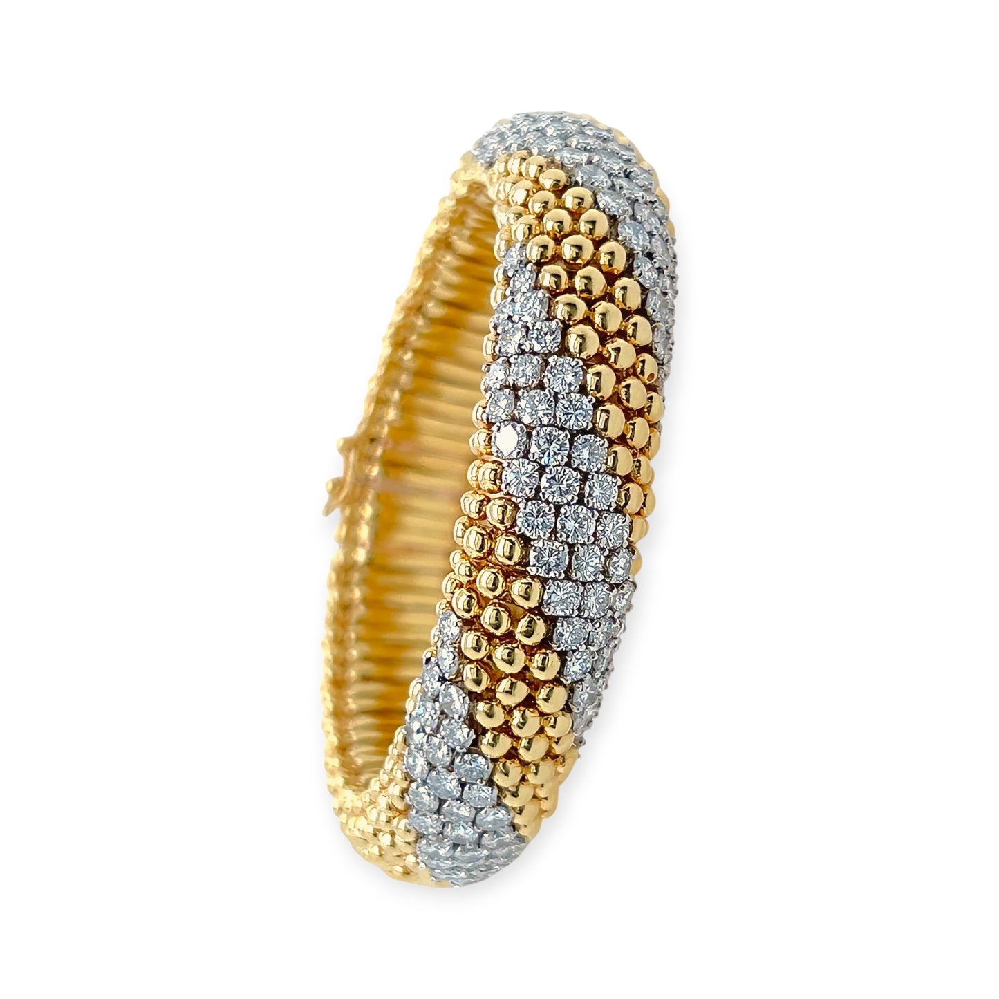 Gold Diamond Couscous Bracelet – CDB Ltd